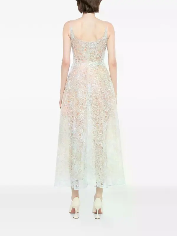 MONTSAND Floral-lace Midi Dress