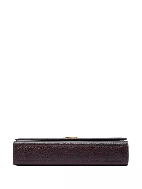 Saint Laurent 2016 Medium Grain De Poudre Monogram Kate Crossbody Bag