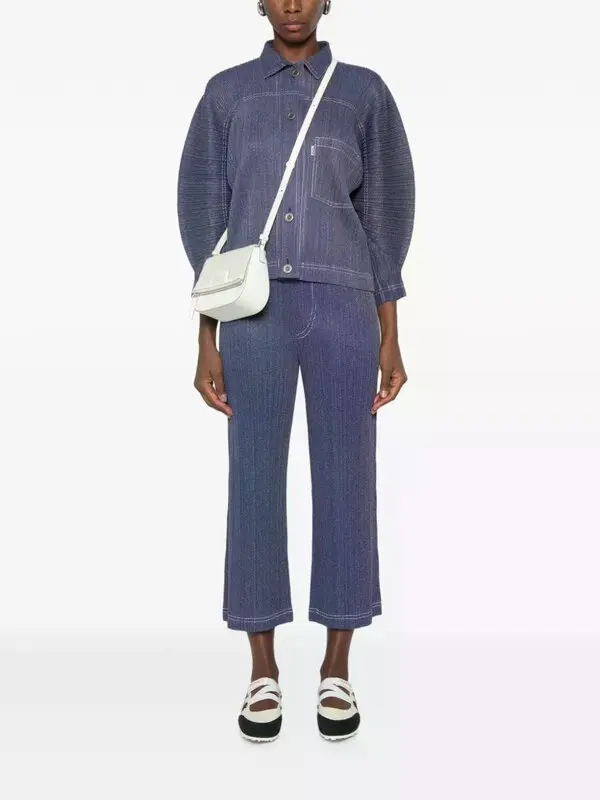 Issey Miyake Denim-effect Trousers