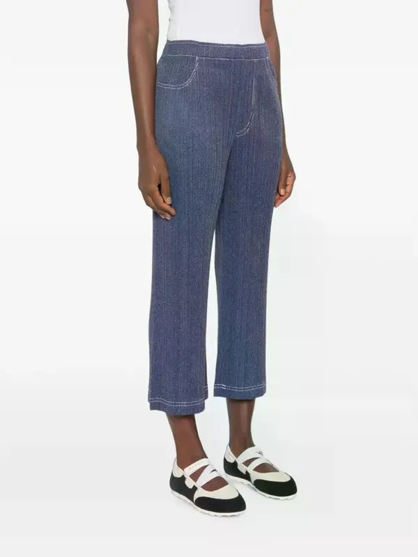 Issey Miyake Denim-effect Trousers