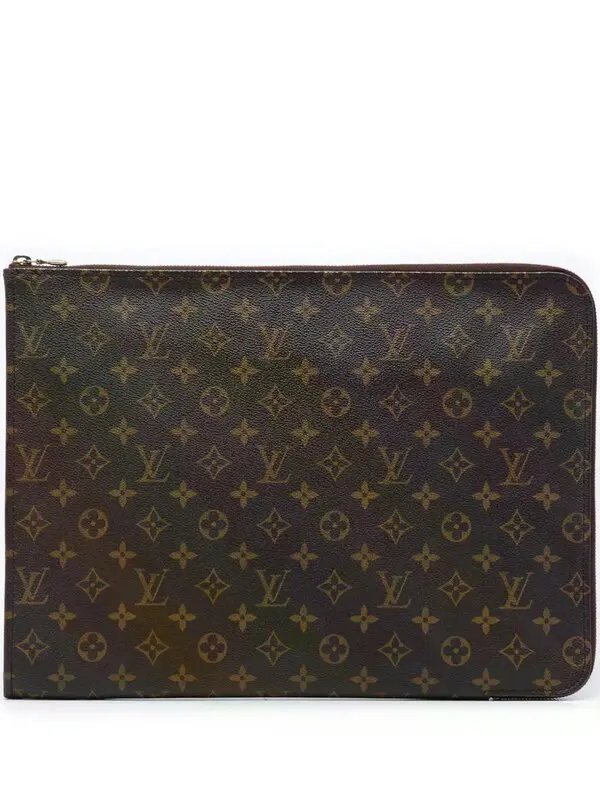 LOUIS VUITTON Monogram Canvas Zip Around Portfolio Business Bag