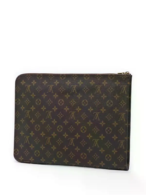 LOUIS VUITTON Monogram Canvas Zip Around Portfolio Business Bag