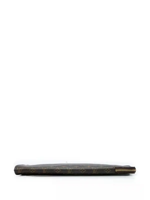 LOUIS VUITTON Monogram Canvas Zip Around Portfolio Business Bag