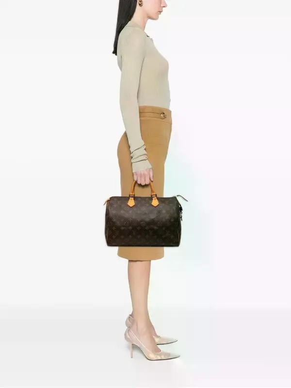 LOUIS VUITTON 2005 Monogram Speedy 35 Boston Bag