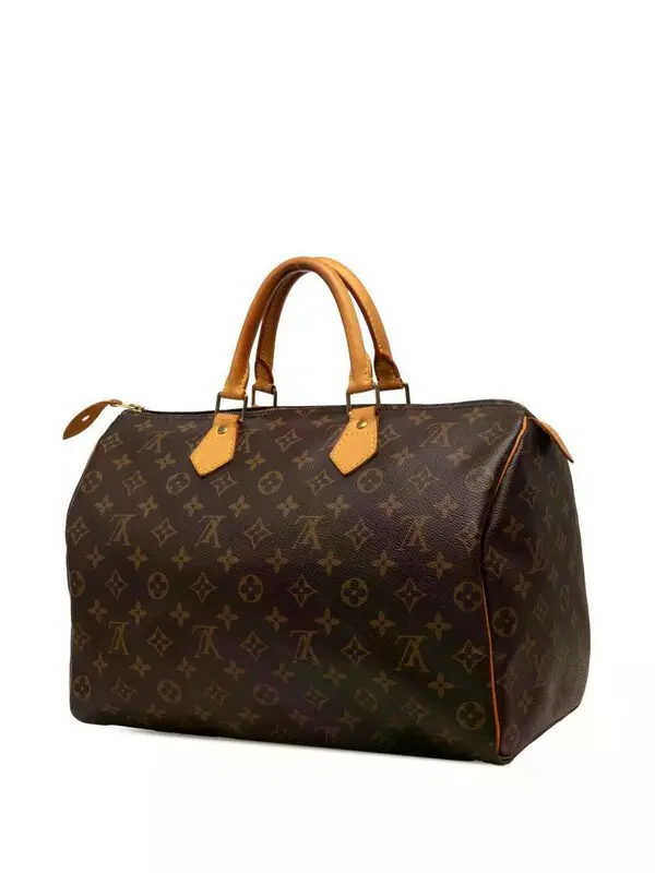 LOUIS VUITTON 2005 Monogram Speedy 35 Boston Bag