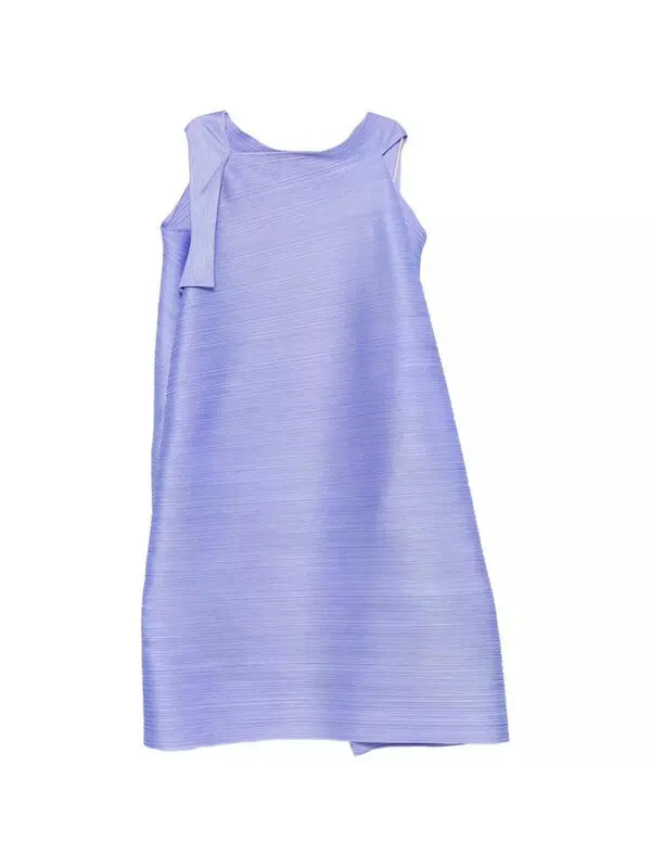 Issey Miyake A-line Midi Dress - Blue