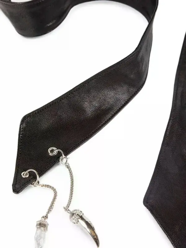 ANN DEMEULEMEESTER Resi Charm-embellished Tie