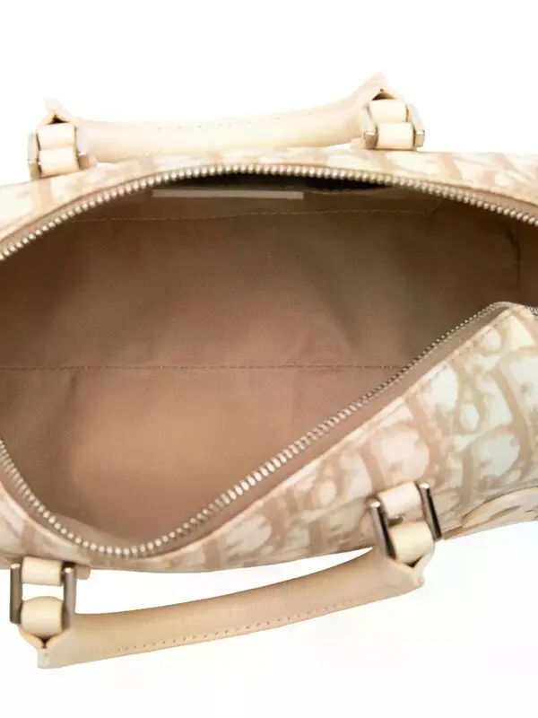 Dior 2005 Oblique Canvas Trotter Boston Bag