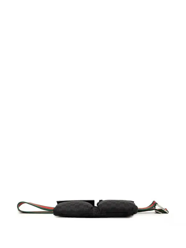 Gucci 2000-2015 Gg Canvas Web Double Pocket Belt Bag