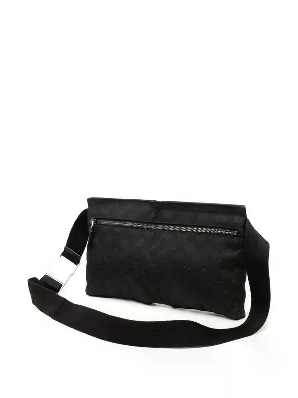 Gucci 2000-2015 Gg Canvas Double Pocket Belt Bag