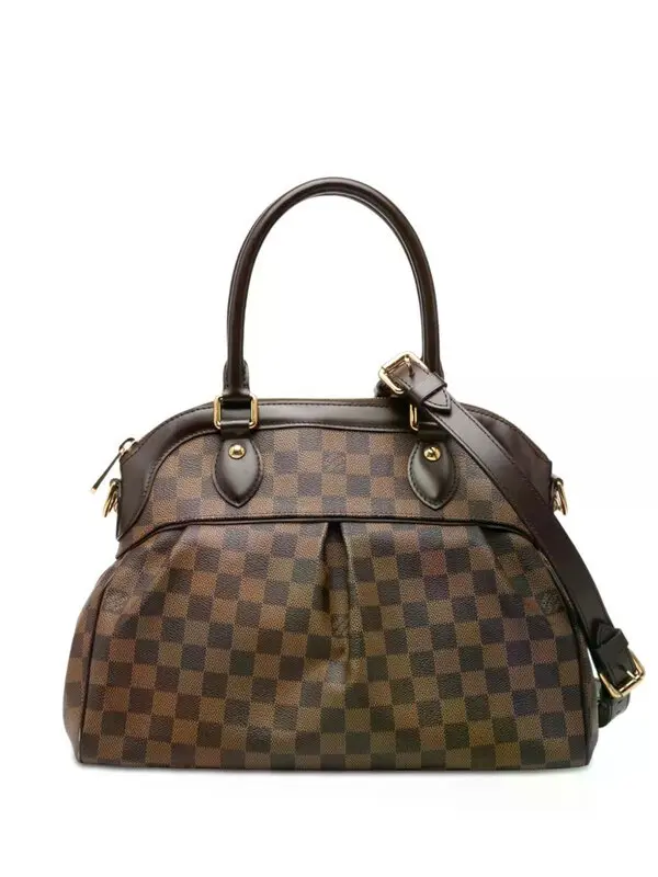 LOUIS VUITTON 2009 Damier Ebene Trevi Pm Satchel