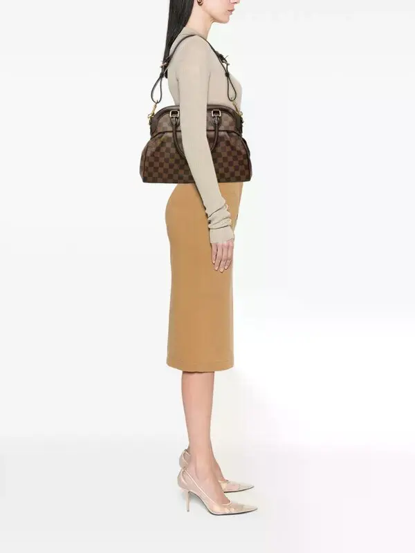 LOUIS VUITTON 2009 Damier Ebene Trevi Pm Satchel