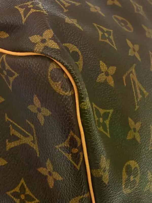 LOUIS VUITTON 1997 Monogram Keepall Travel Bag - Brown