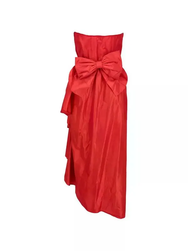 DALILA DI LAZZARO Sweetheart-neck Maxi Dress