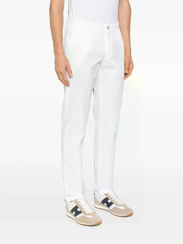 ORIGINAL VINTAGE Mid-rise Straight-leg Cotton Trousers