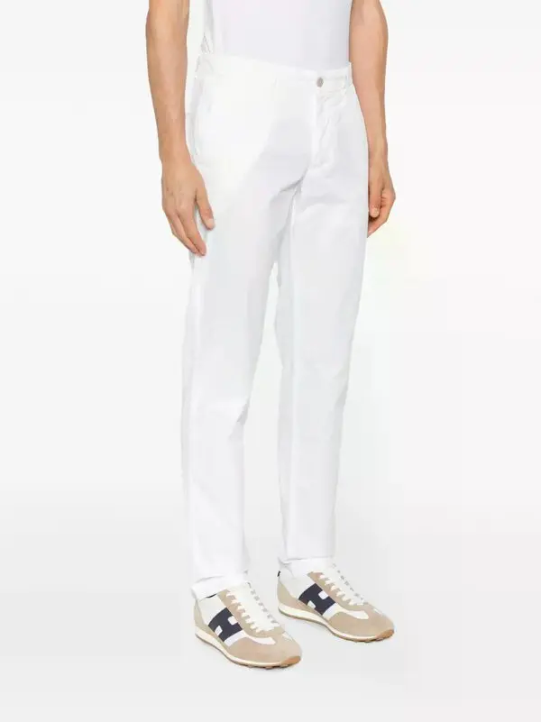 ORIGINAL VINTAGE Mid-rise Straight-leg Cotton Trousers