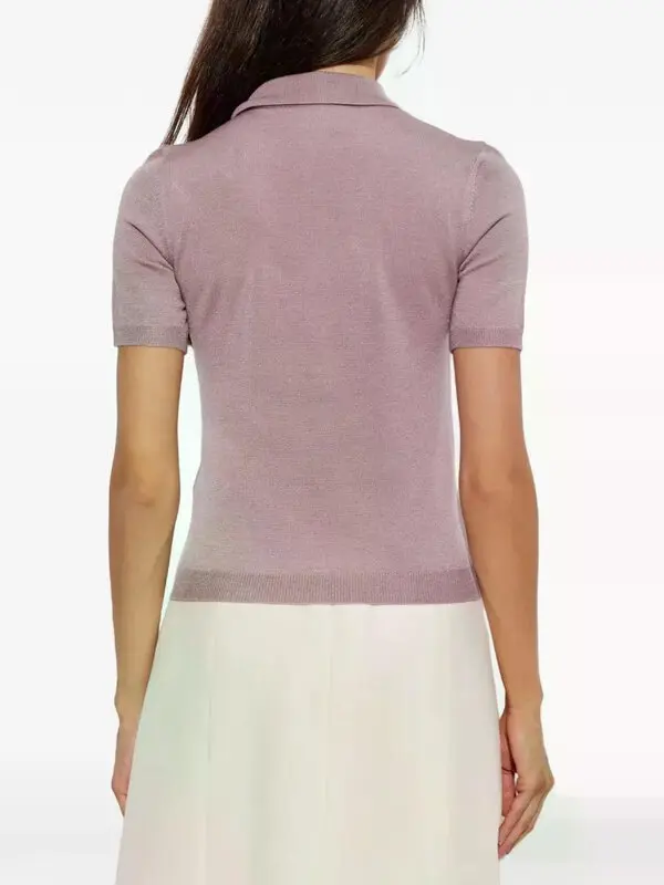 Valentino Garavani Vlogo Tie Neck Short Sleeve T-shirt