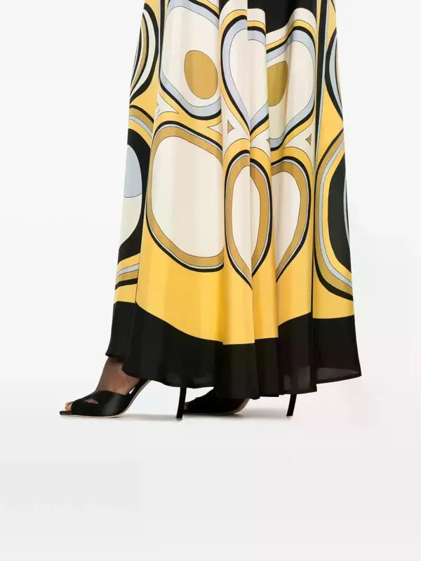 La DoubleJ Sacred Heart-print Maxi Dress