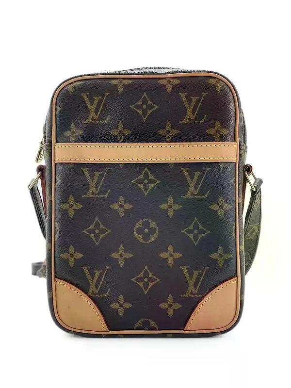 LOUIS VUITTON Danube Monogram Canvas Cross Body Bag - Brown