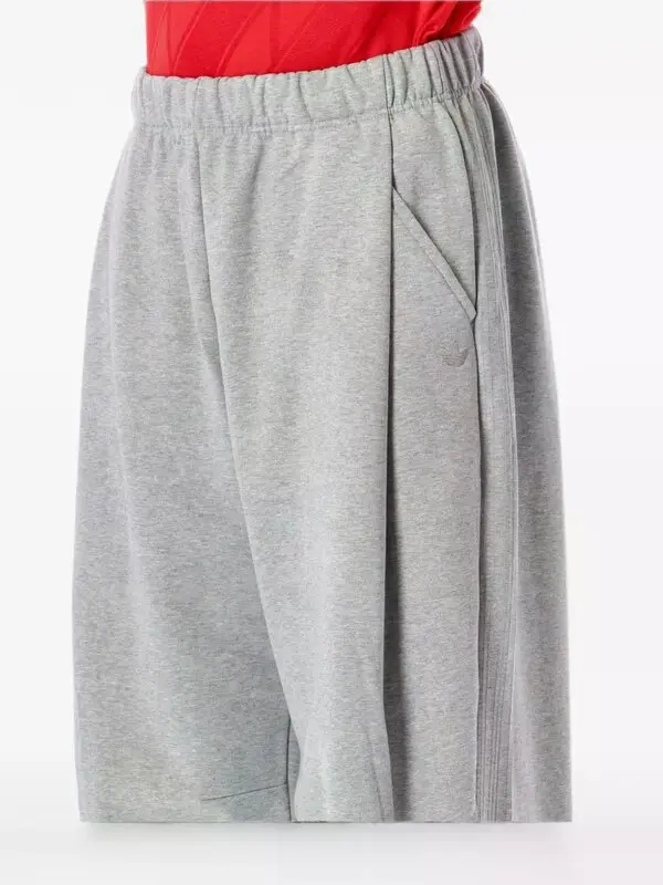 Adidas Logo-embroidered Wide-leg Track Pants