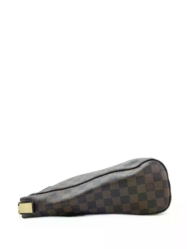 LOUIS VUITTON Damier Ebene Canvas Pm Portobello Tote Bag - Brown
