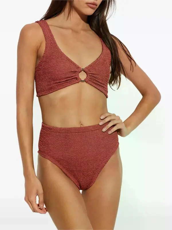 Hunza G Nadine Crinkle-effect Bikini