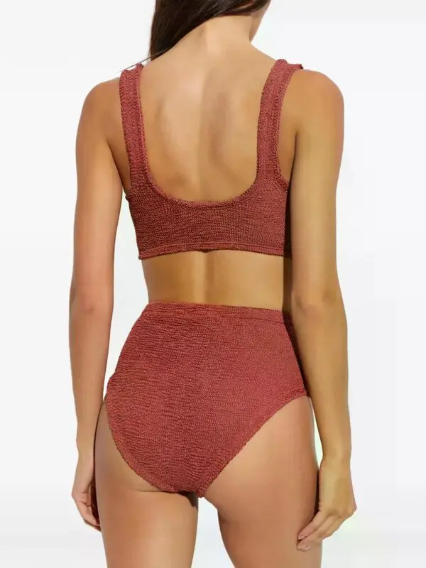 Hunza G Nadine Crinkle-effect Bikini