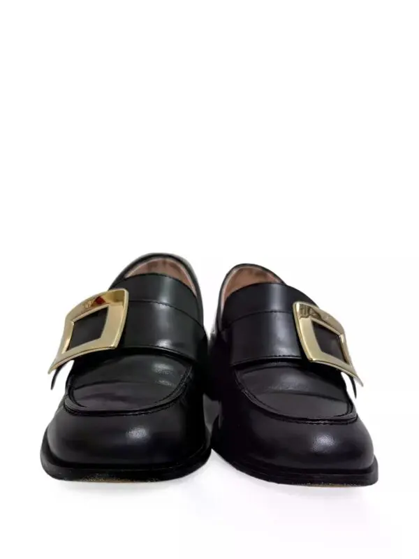 ROGER VIVIER 2021 Viv’ Rangers Buckle-detail Loafer - Black