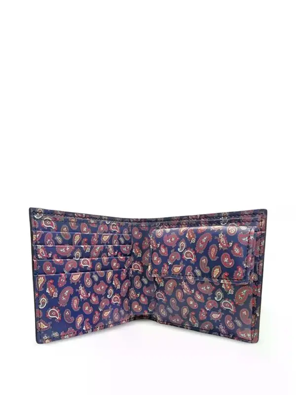 Etro Arnica Paisley-print Wallet - Black