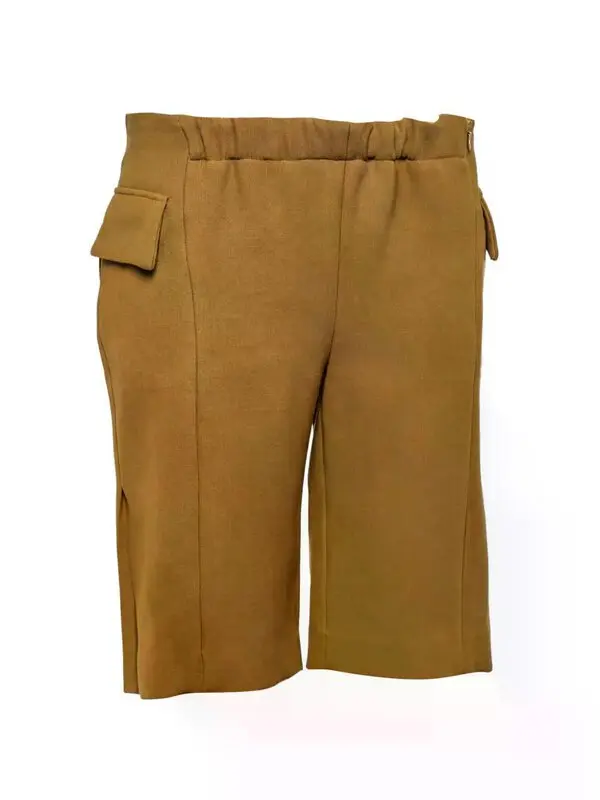 Marni Wool Crepe Elasticated Waist Shorts