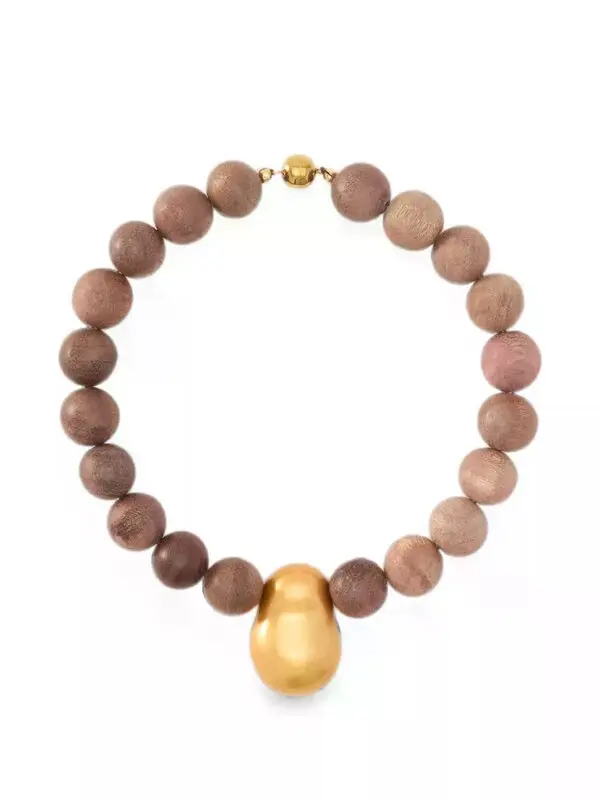 JULIETTA Melbo Beaded Necklace With -tone Pendant - Gold