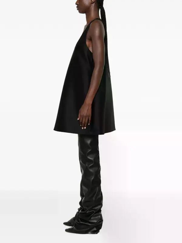 Balenciaga Scoop Neck A-line Mini Dress