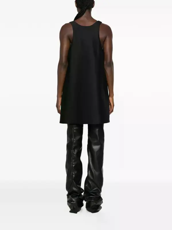 Balenciaga Scoop Neck A-line Mini Dress