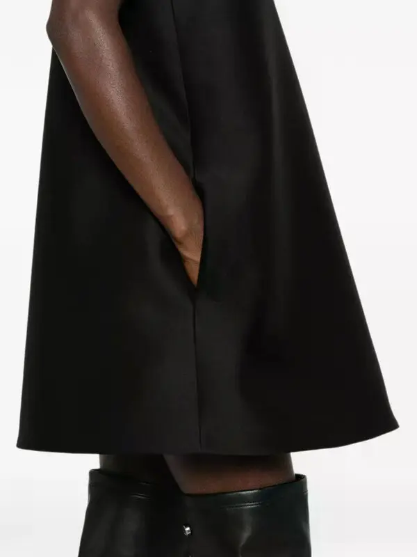 Balenciaga Scoop Neck A-line Mini Dress