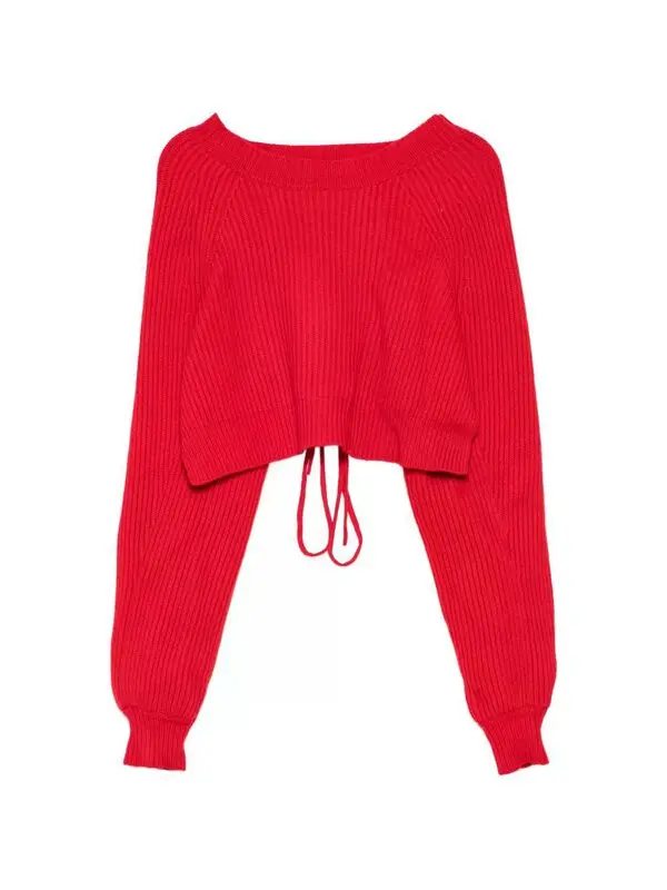 Yohji Yamamoto Supreme Backless Cropped Sweater