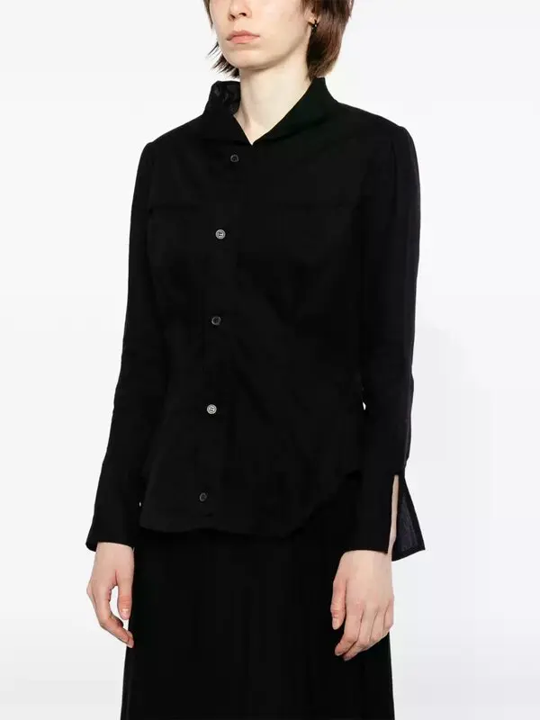 Yohji Yamamoto Cotton High-neck Jacket