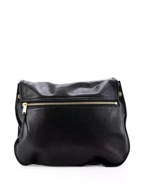 Celine Soft Triomphe Besace Bag Leather Large Crossbody Bag