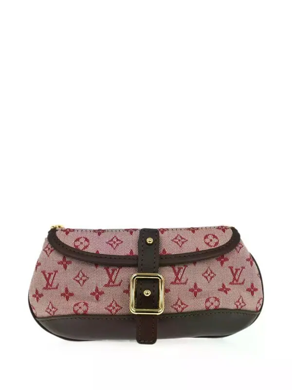 LOUIS VUITTON 2003 Mini Anne Sophie Monogram Clutch Bag - Red