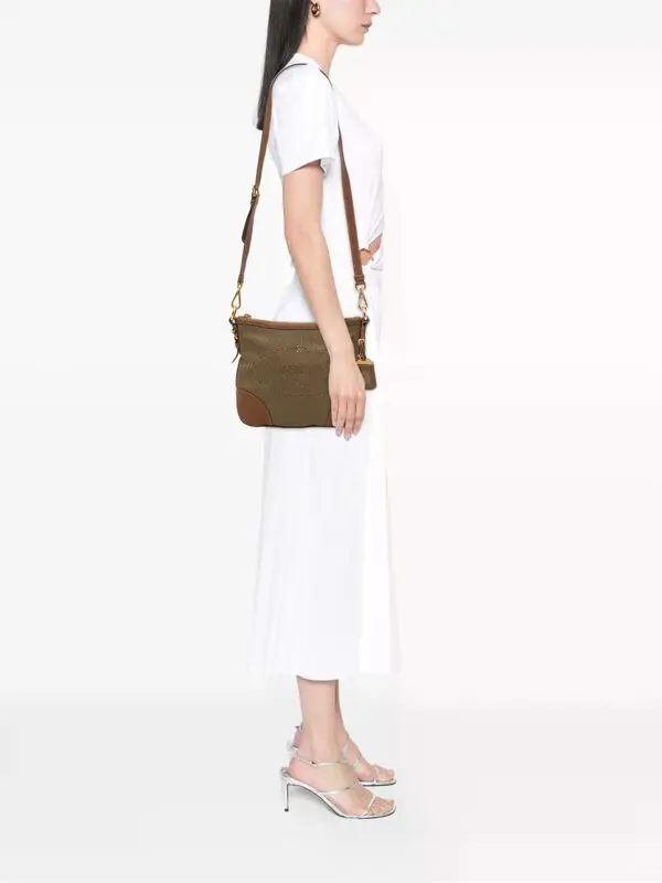 Prada 2010-2026 Canvas Canapa Logo Crossbody Bag