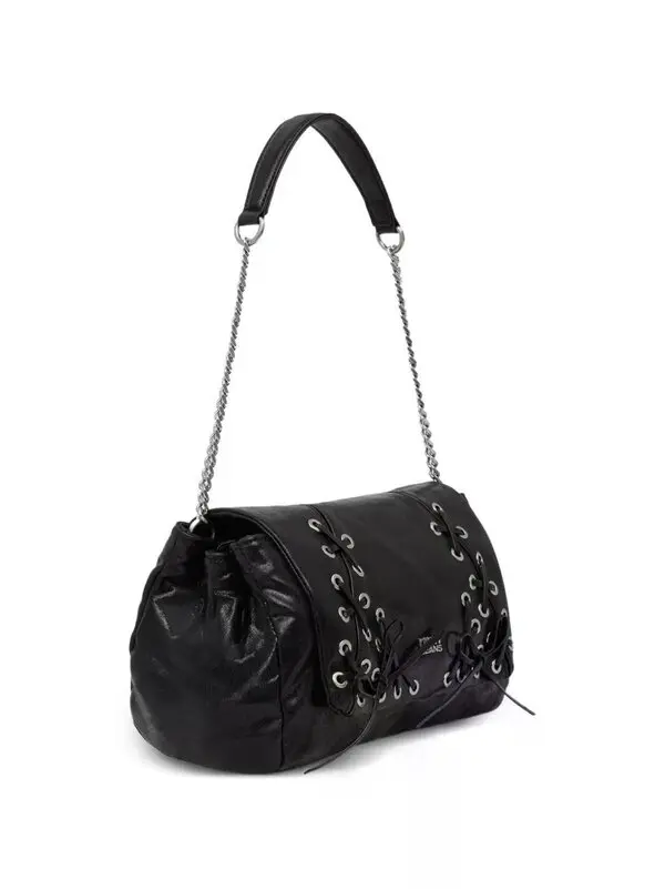 Dkny Lace-up Detail Shoulder Bag