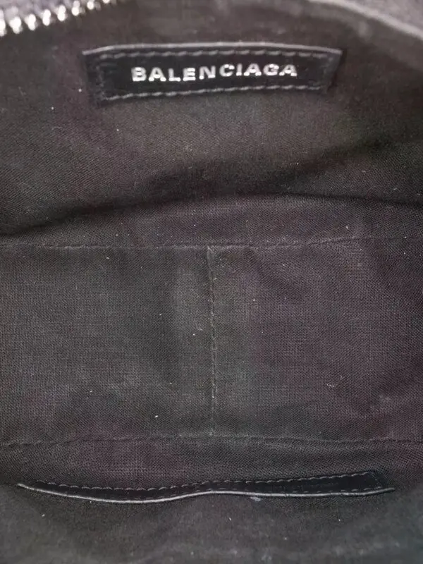 Balenciaga Patent Motocross Le Cagole Xs Crossbody Bag - Black