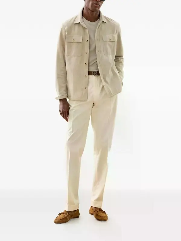 Ralph Lauren Purple Label Calloway Suede Shirt Jacket