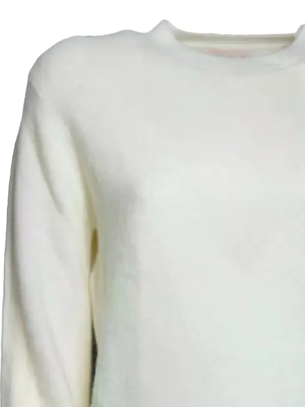 MC2 SAINT BARTH Round Neck Fine Knit Long Sleeve Sweater