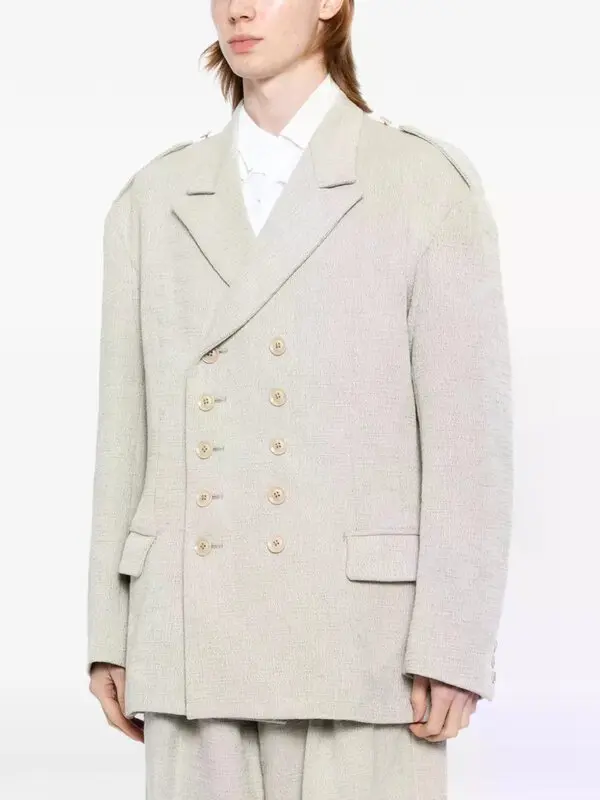 Yohji Yamamoto Hand Span Double Breasted Jacket