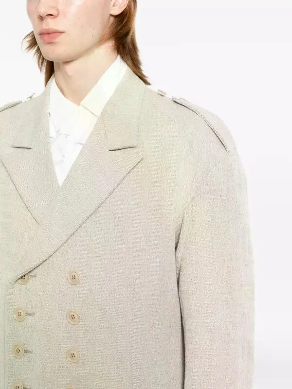 Yohji Yamamoto Hand Span Double Breasted Jacket