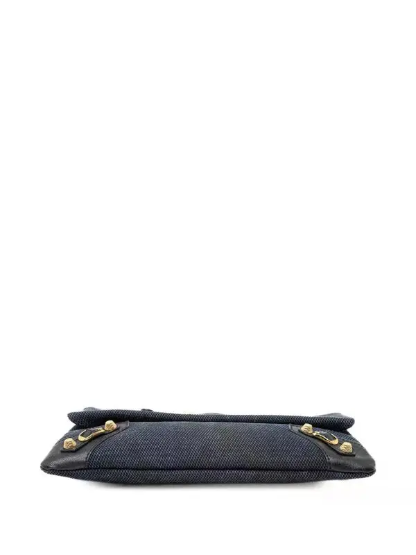 Balenciaga Canvas Motocross Giant 12 Envelope Clutch Bag