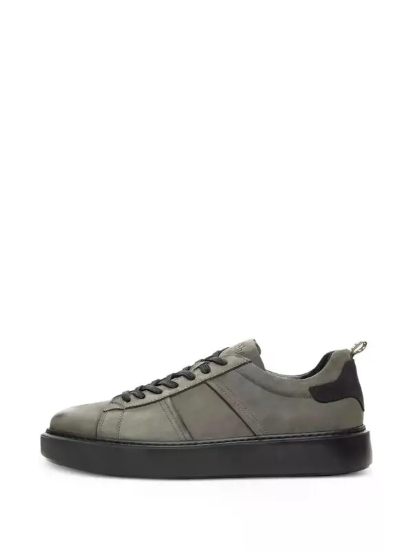 POCHE PARIS Lace-up Panelled Sneakers