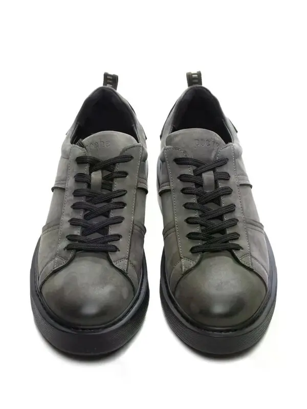 POCHE PARIS Lace-up Panelled Sneakers