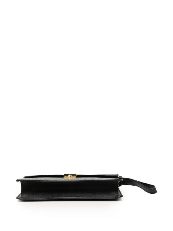 Gucci 20th Century Calfskin Padlock Wristlet Clutch Bag