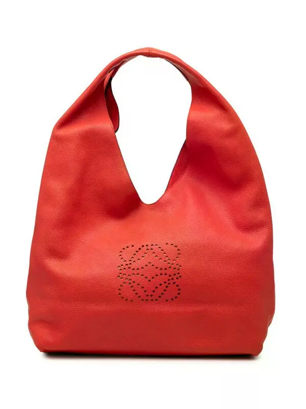 Loewe 2013 Calfskin Anagram Dunas Hobo Shoulder Bag